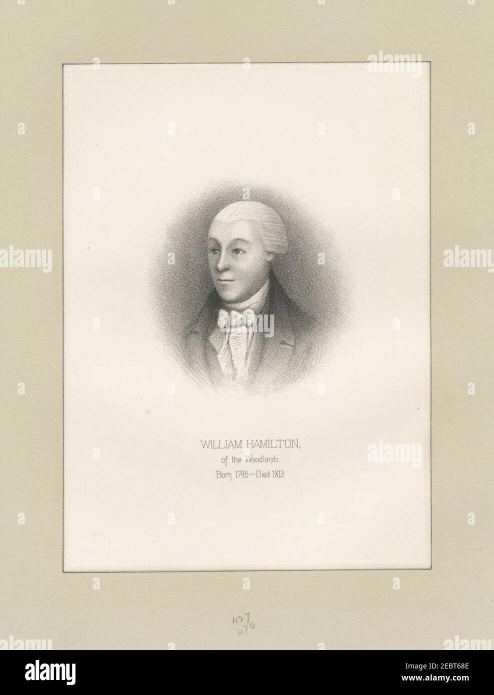 William Hamilton of the Woodlands Stock Photo - Alamy