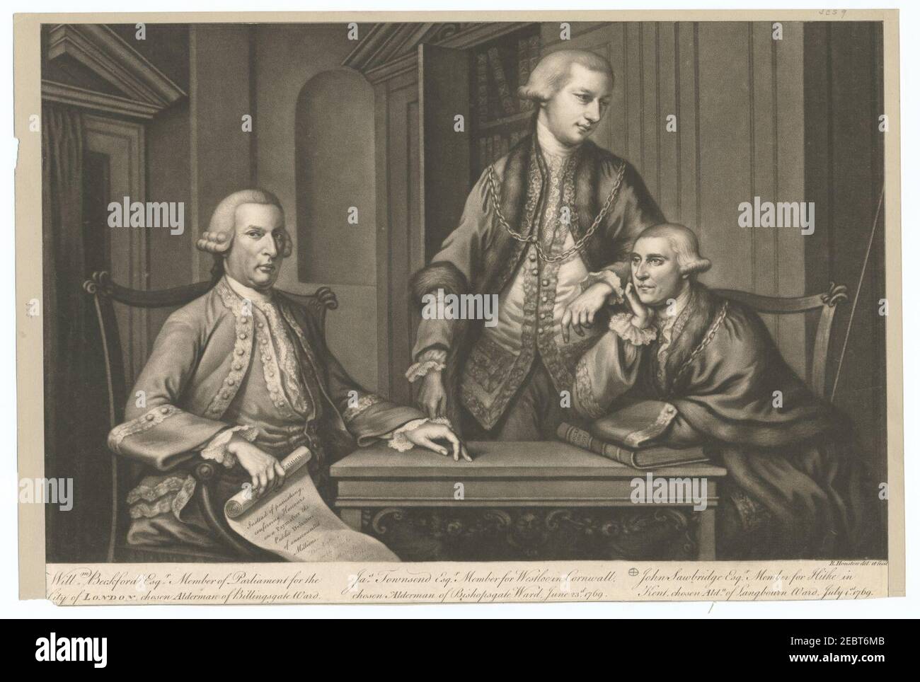 Willm. Beckford Esq.(...), Jas. Townsend Esq.(...), John Sawbridge Esq ...