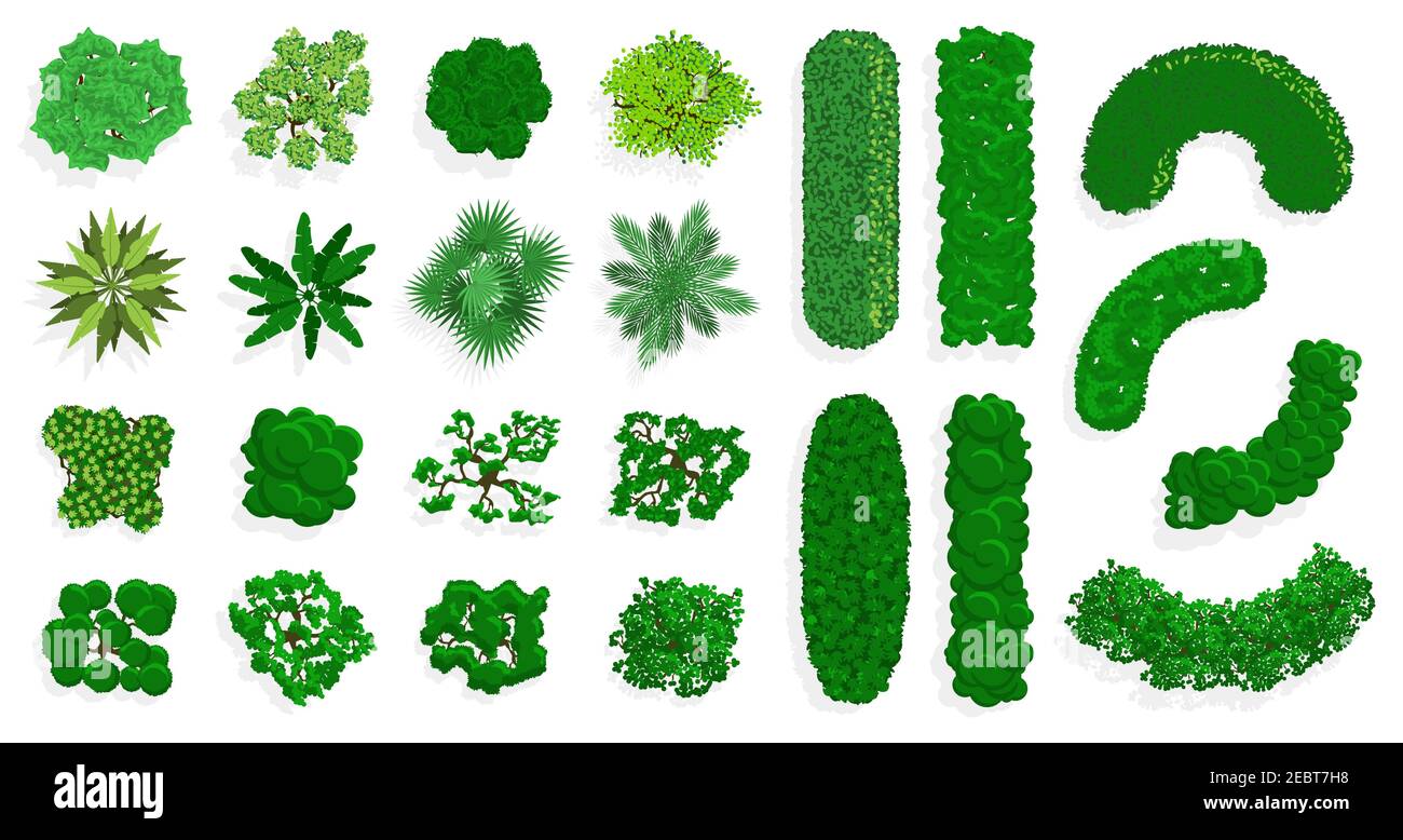 Garden design aerial view hi-res stock photography and images - Alamy