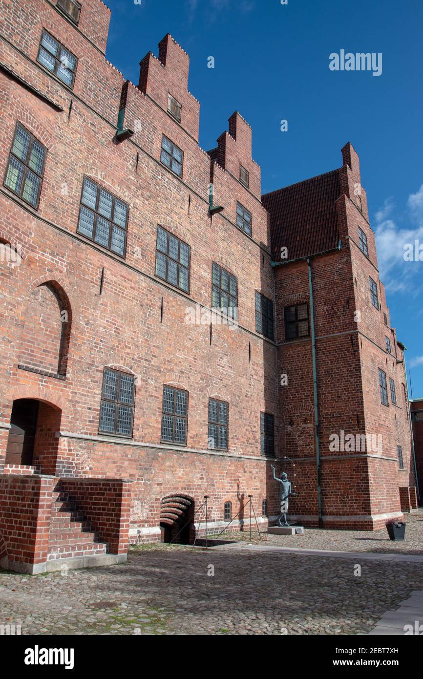 Malmo Castle, Malmo, Sweden. The Castle is Scandanavia's oldest ...