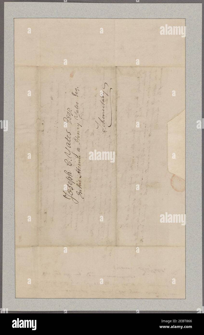 Yates, Peter W. To Joseph C. Yates Stock Photo - Alamy