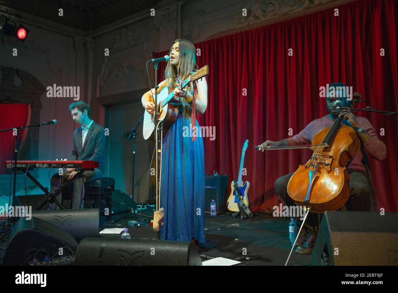 Flo Morrissey live on stage at Bush Hall in London as part of her ...