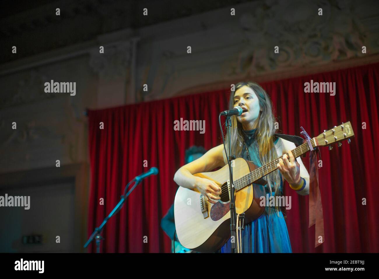 Flo Morrissey live on stage at Bush Hall in London as part of her ...