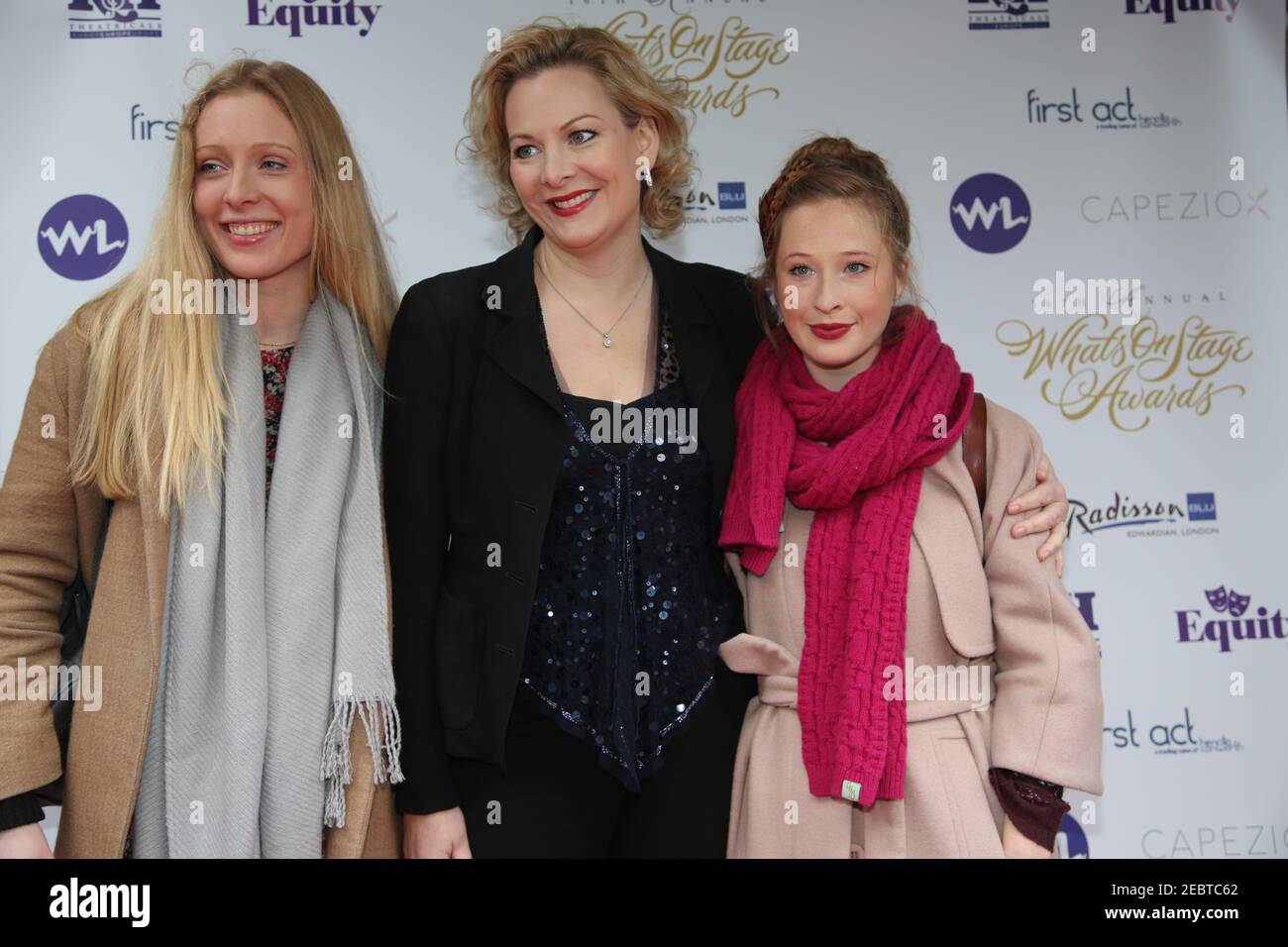 Celeste Goodwill (left) and Imogen Doel (right) arriving at the 2015 ...