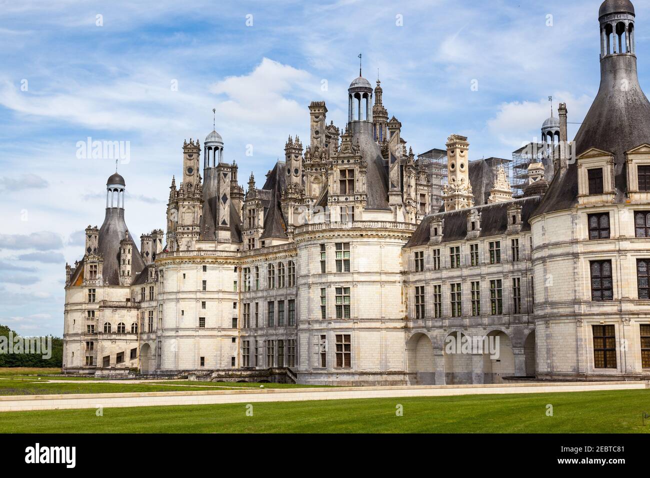 great castles of europe french chateau chambord completed 1547 Stock ...