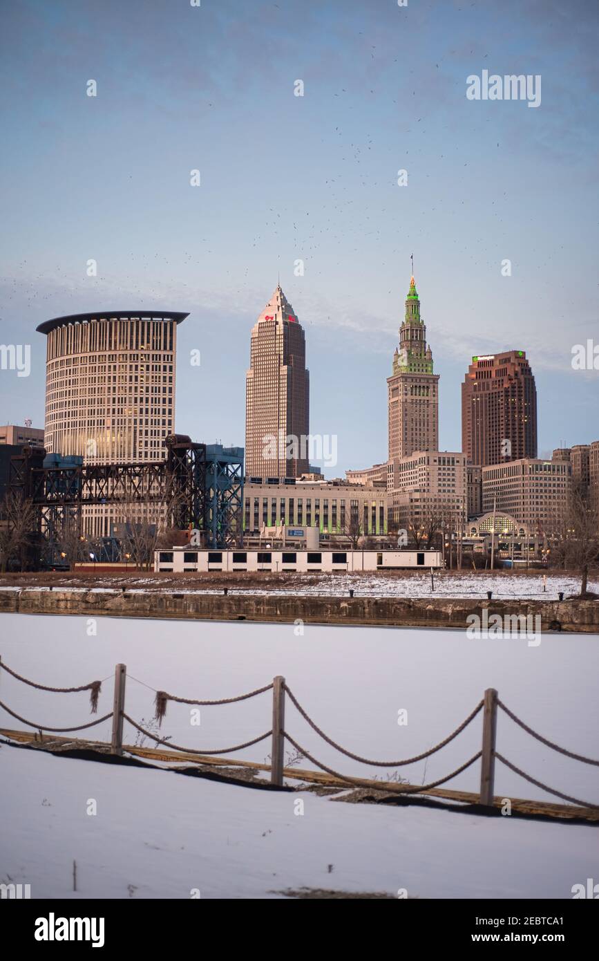 Cleveland flats landscape hi-res stock photography and images - Alamy