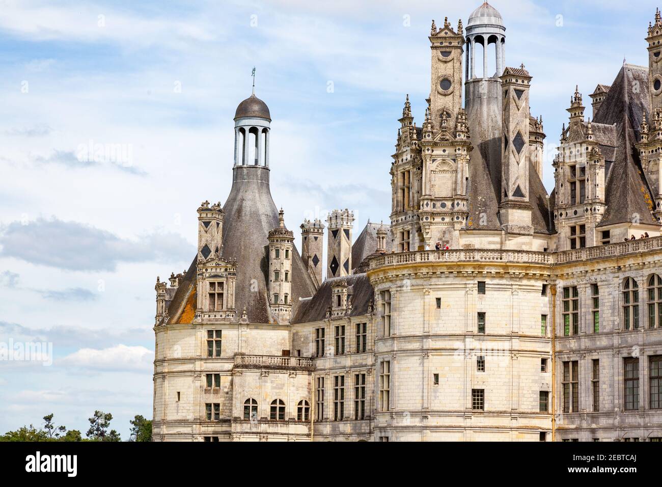 great castles of europe french chateau chambord completed 1547 Stock ...