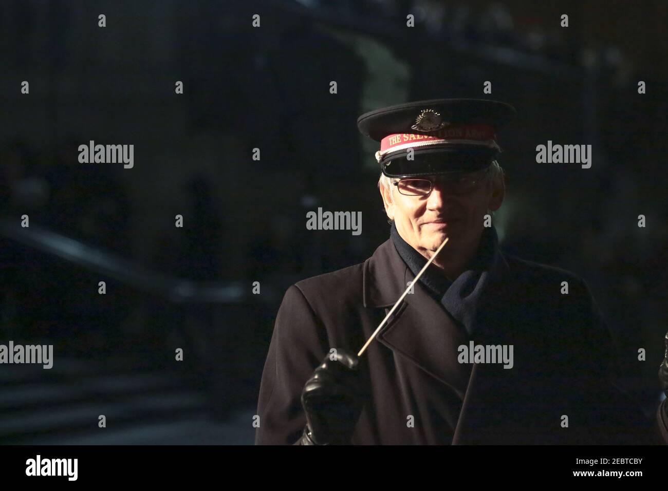 The conductor of the Regent Hall Band of the Salvation Army at the 69th ...