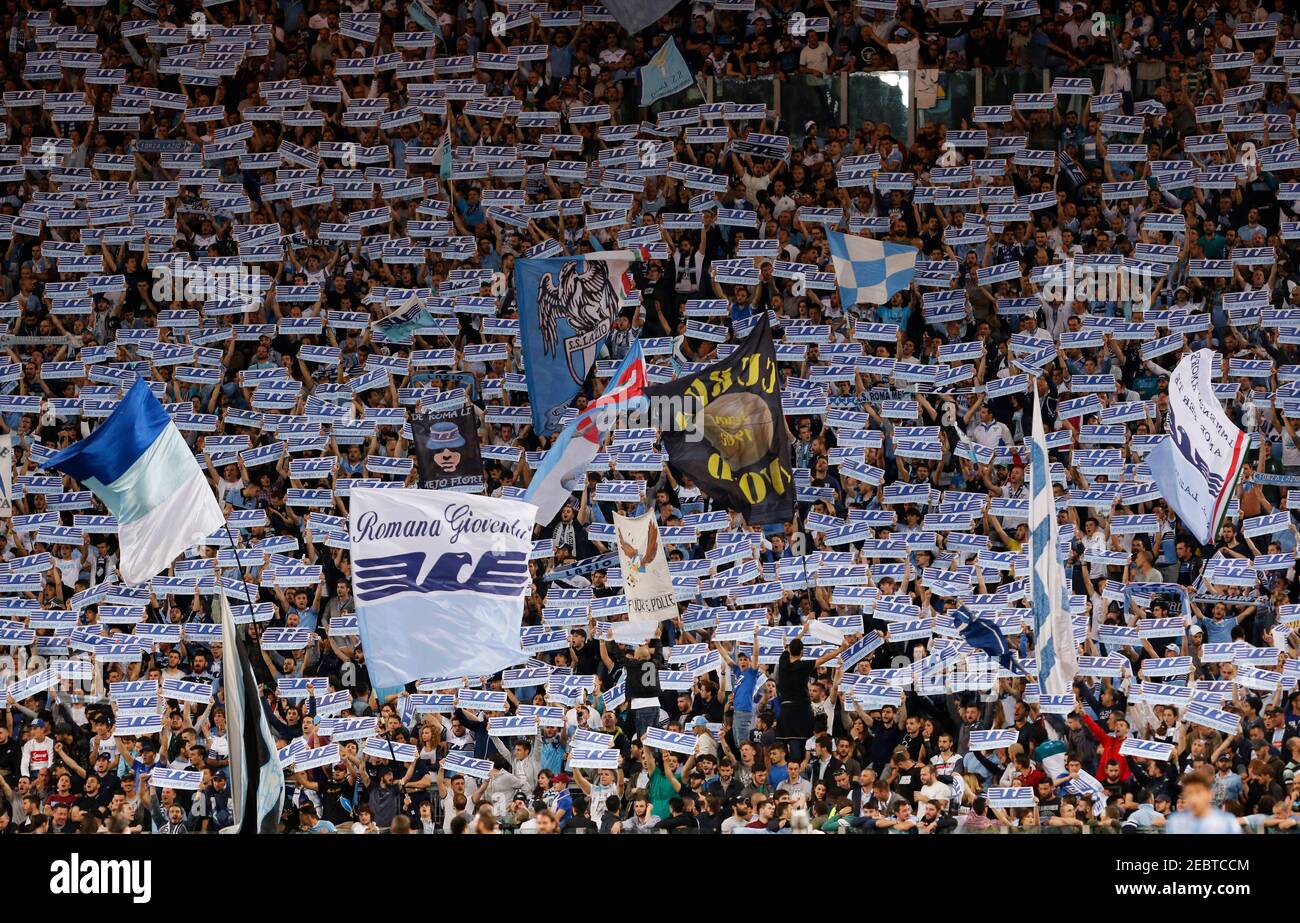 Lazio fans hi-res stock photography and images - Alamy