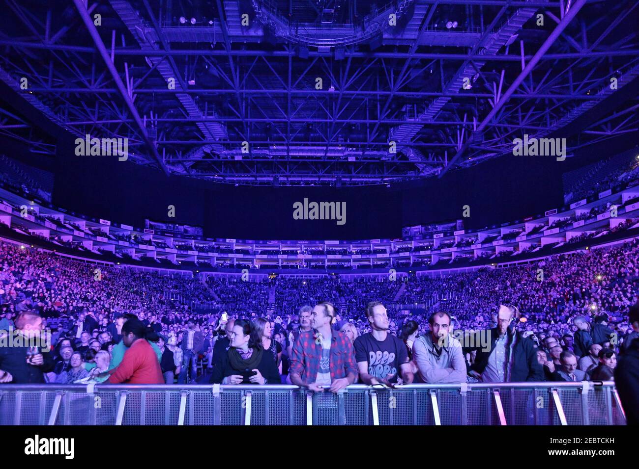 The audience before the Deep Purple gig, who played a one-off UK date ...
