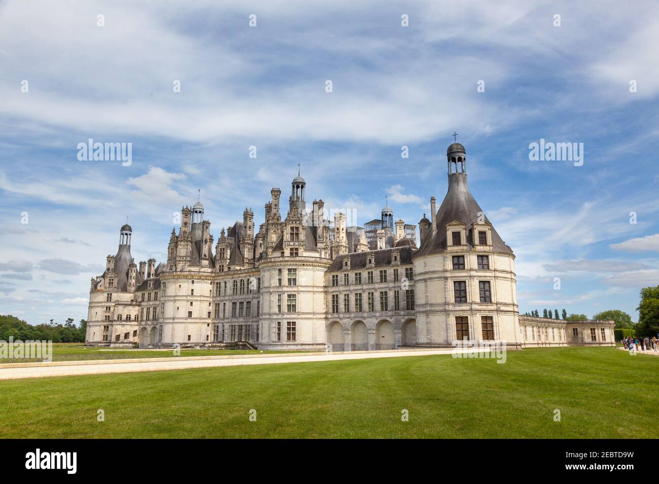 great castles of europe french chateau chambord completed 1547 Stock ...