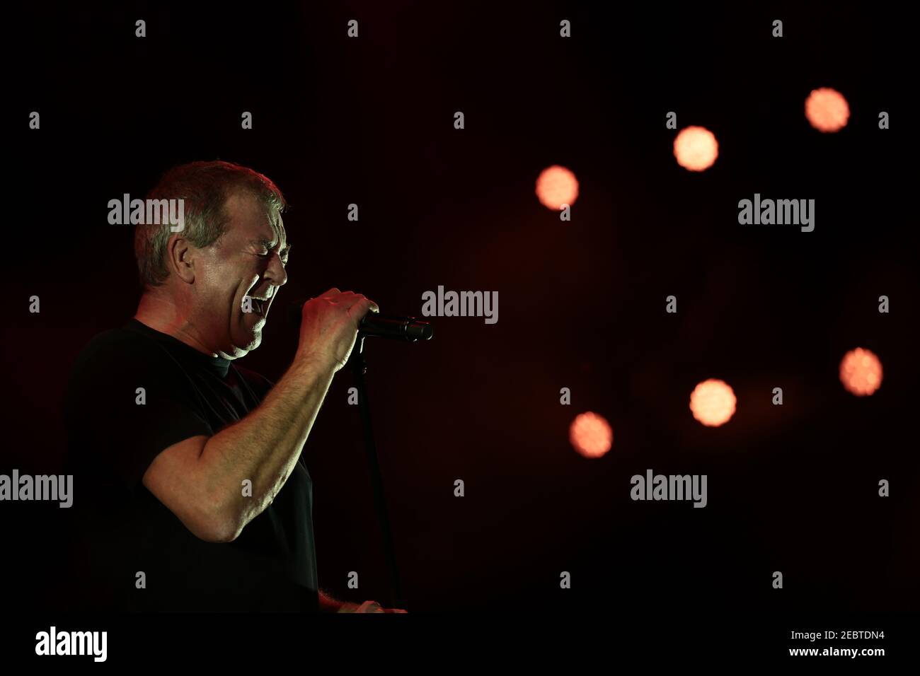 Ian Gillan singer with Deep Purple playing a one-off UK date at the O2 ...