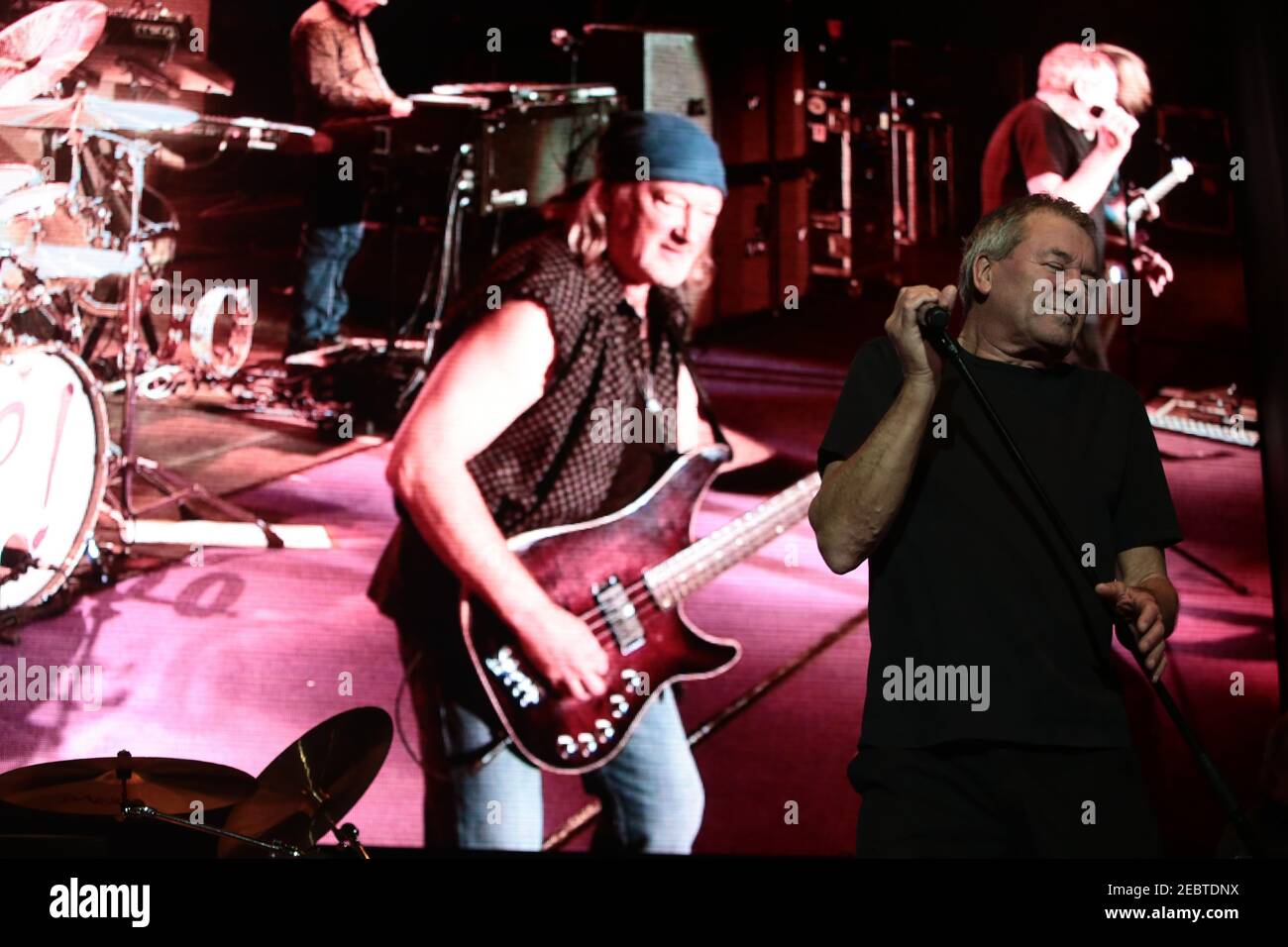 Ian Gillan singer with Deep Purple playing a one-off UK date at the O2 ...