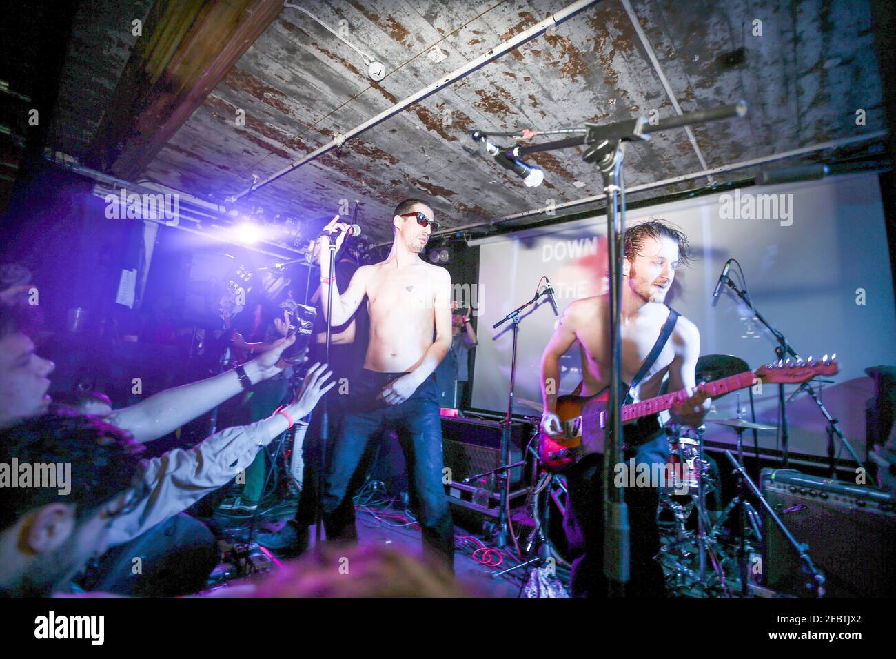 Fat White Family performing live on stage at the Bussey Building (CLF ...