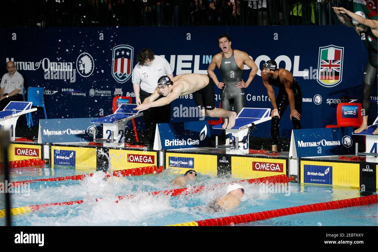 Usas michael phelps in pool hi-res stock photography and images - Alamy