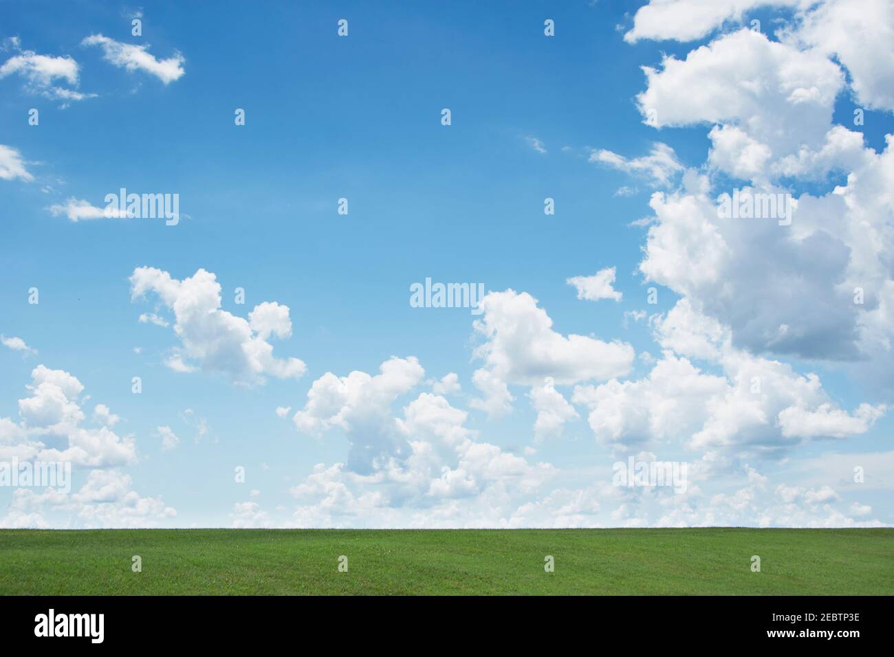 Rural landscape with clouds Stock Photo - Alamy