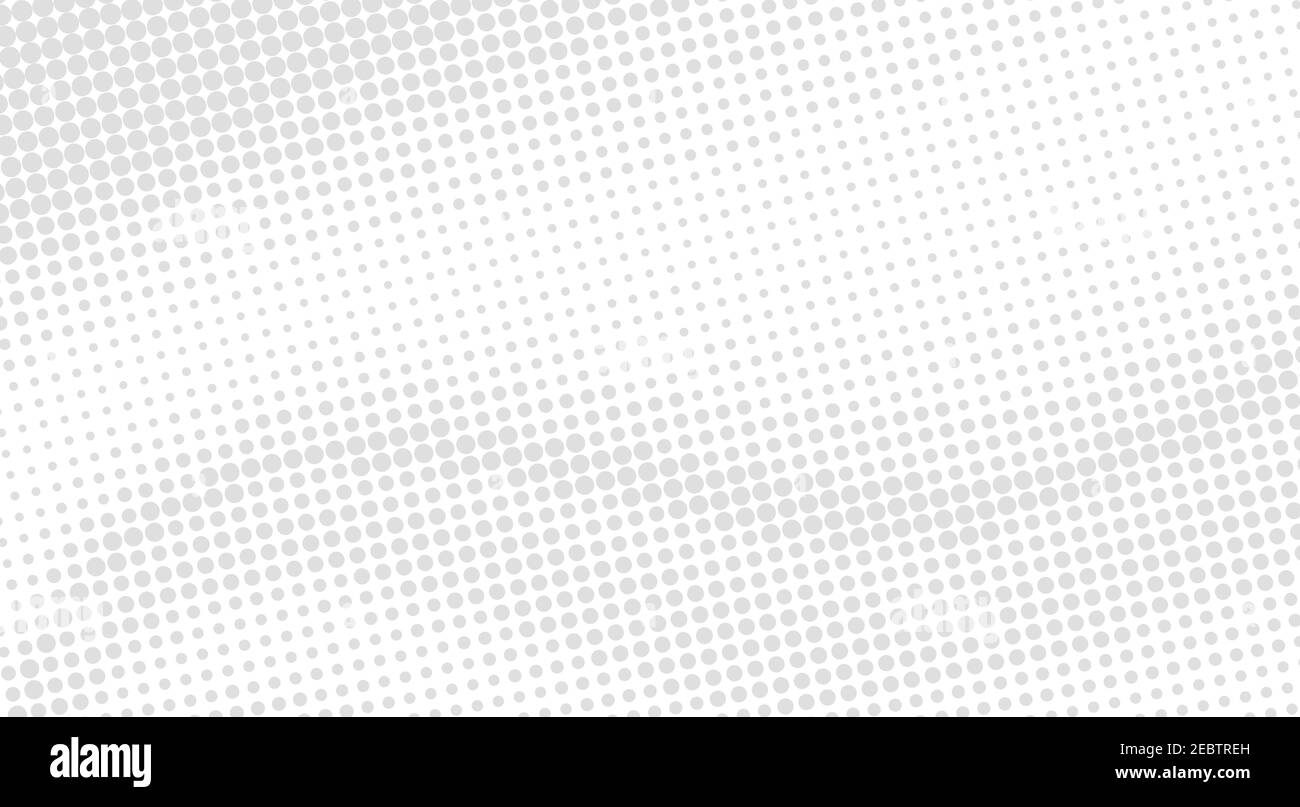 Abstract light gray dotted wavy background with halftone effect. Simple vector graphic pattern ...