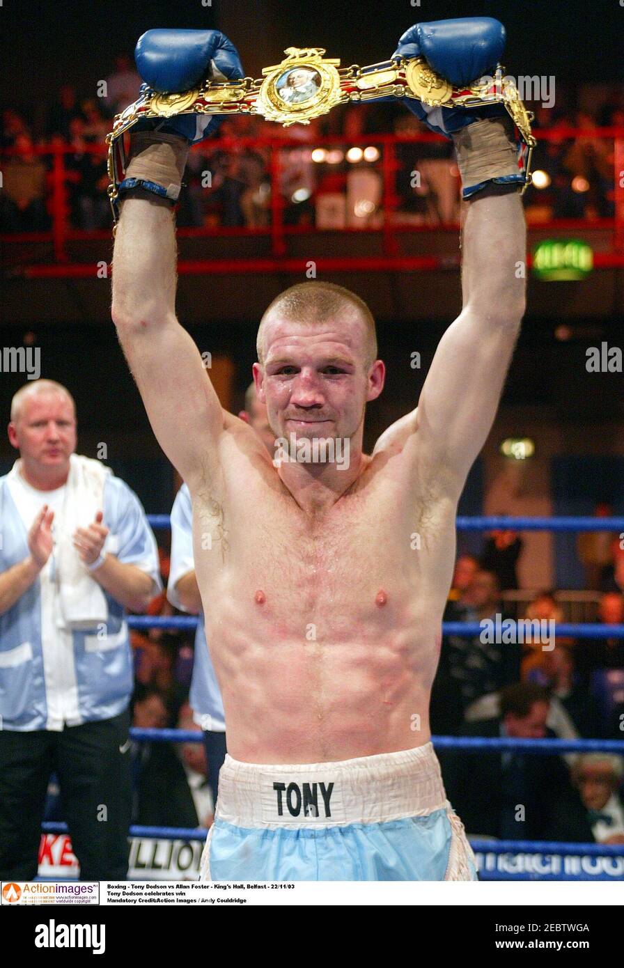 Boxing - Tony Dodson vs Allan Foster - King's Hall, Belfast - 22/11/03 ...