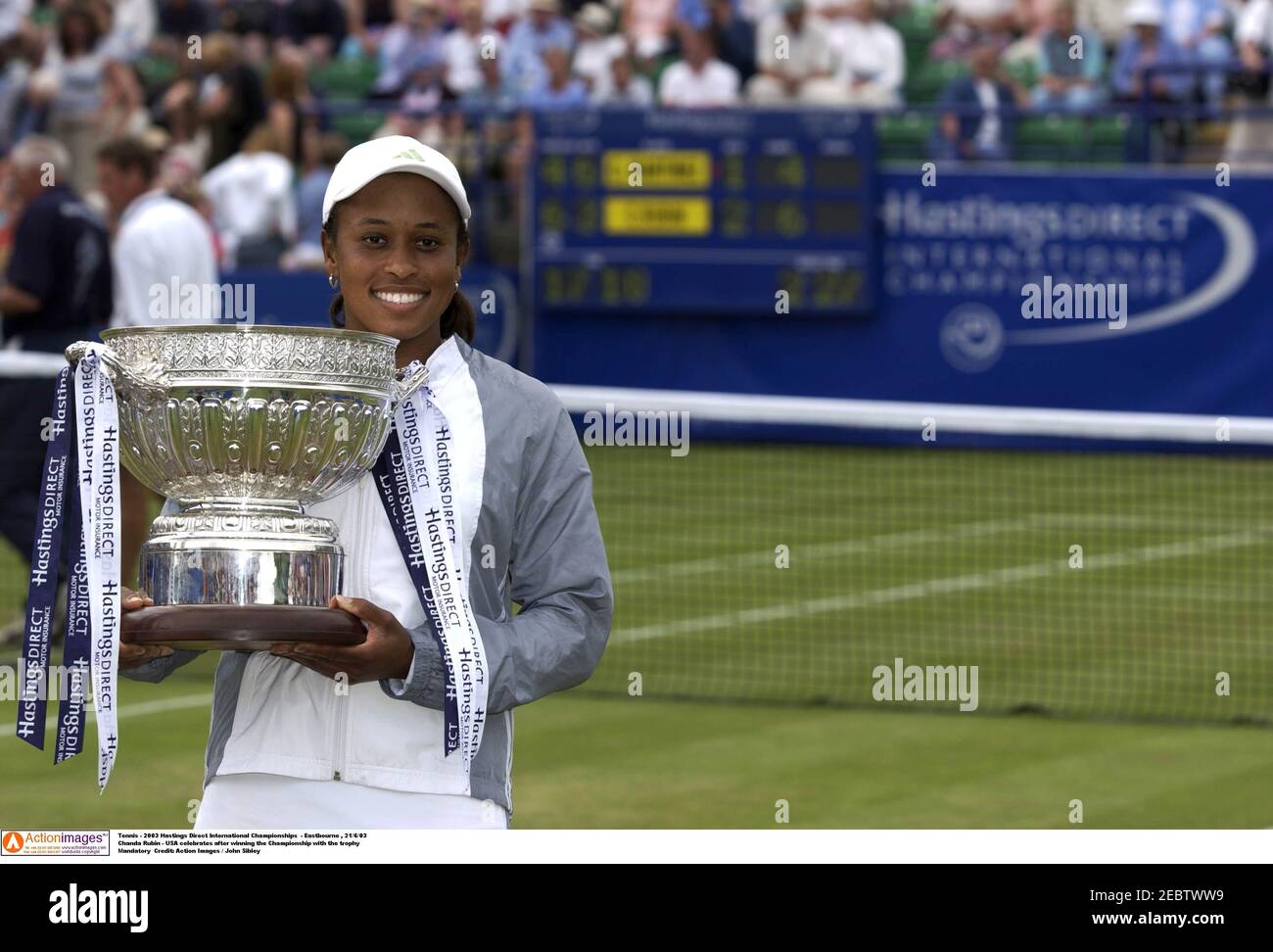 Sport tennis action chanda rubin hi-res stock photography and images ...
