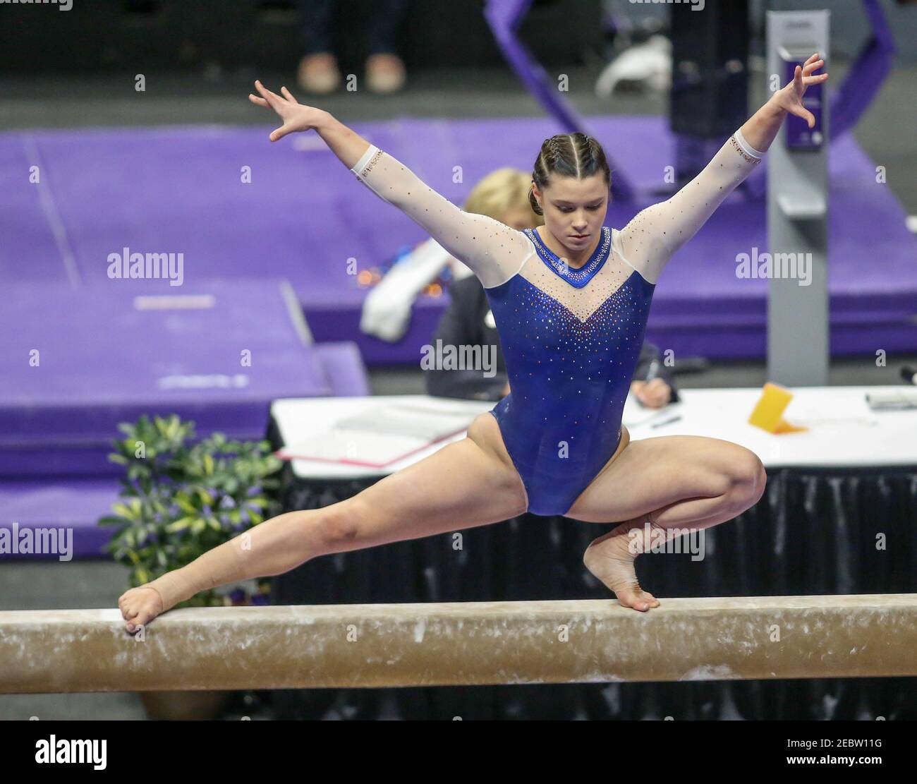 Baton Rouge, LA, USA. 22nd Jan, 2021. Florida's Megan Skaggs competes ...