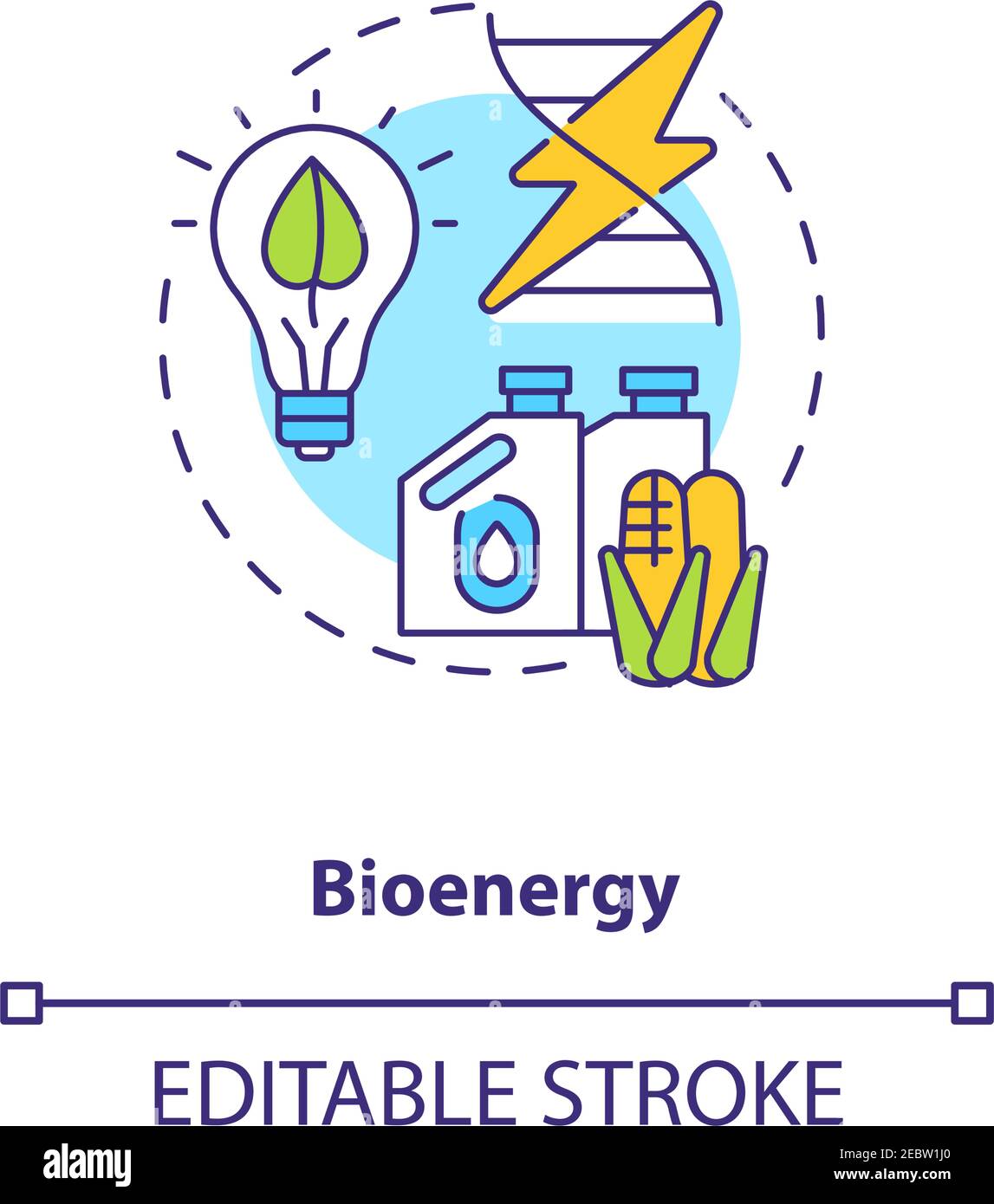 Bioenergy concept icon Stock Vector Image & Art - Alamy