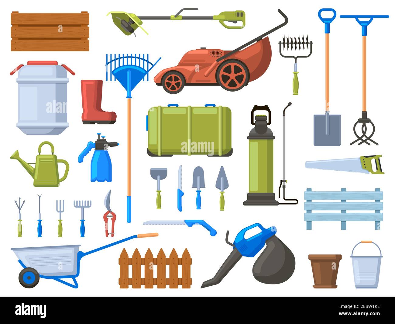 Mower cartoon hi-res stock photography and images - Alamy