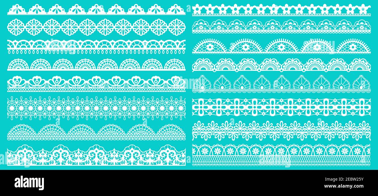 Vintage Lace Border Vector