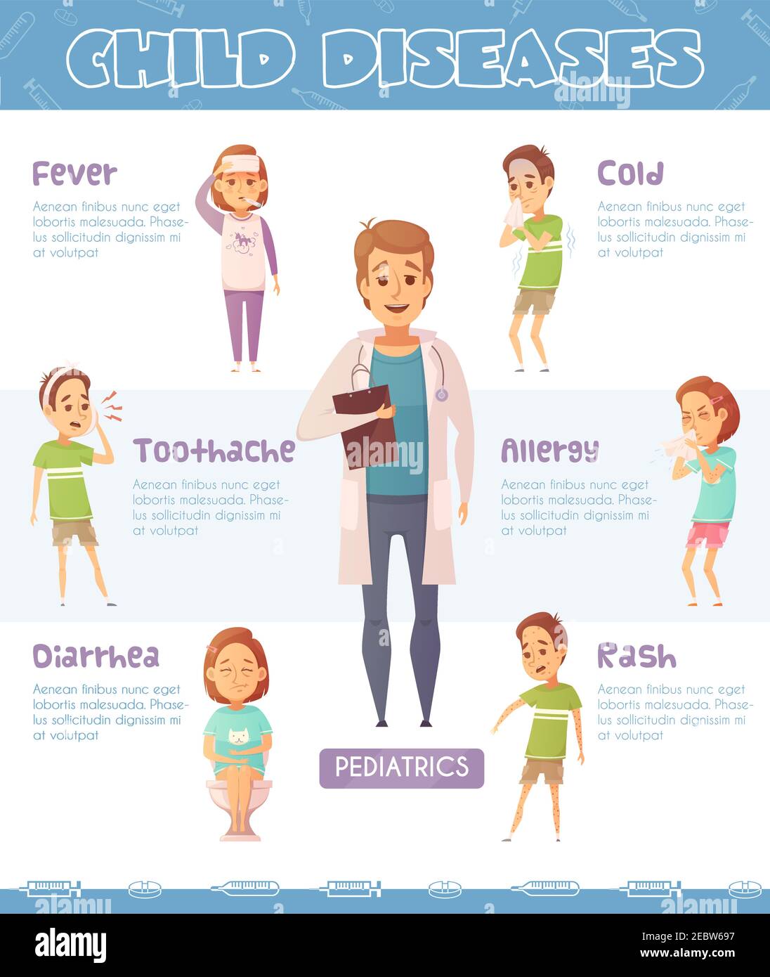 Various diseases Stock Vector Images - Alamy