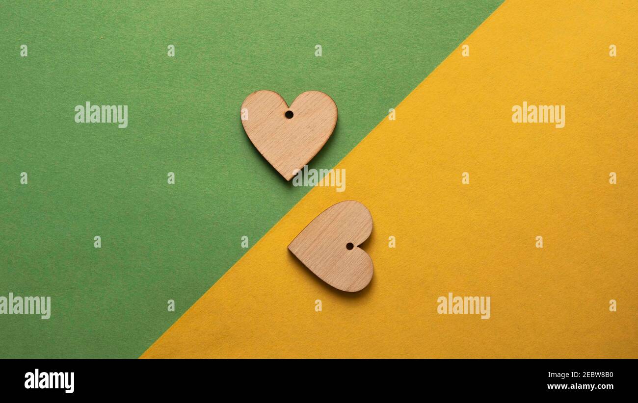 Green and yellow pastel paper. Two-color paper poster background Stock ...