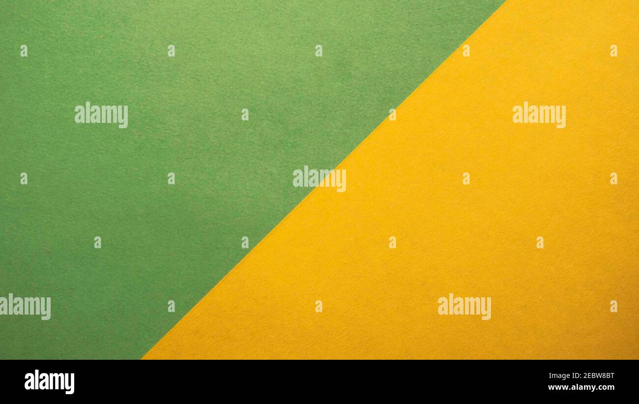 Green and yellow pastel paper. Two-color paper poster background Stock ...