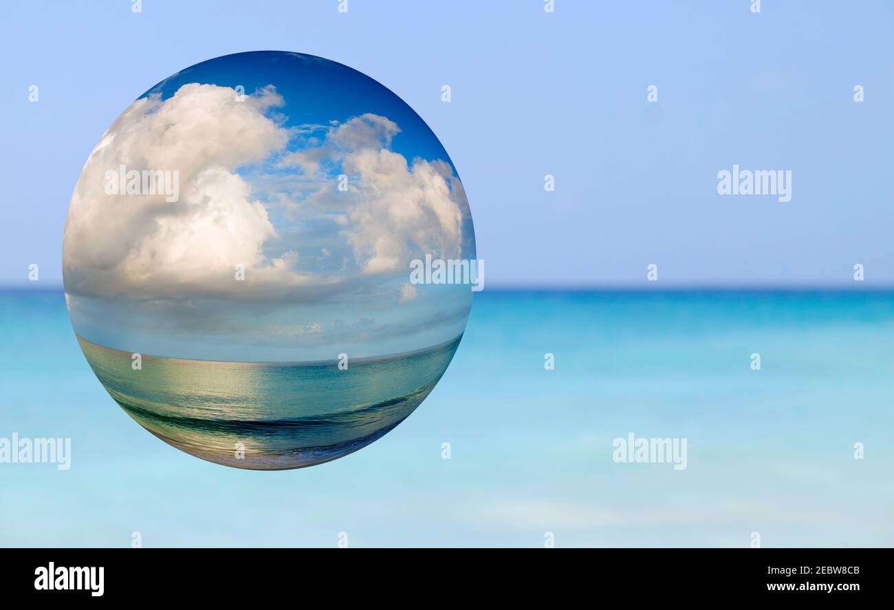 Glass globe over water hi-res stock photography and images - Alamy