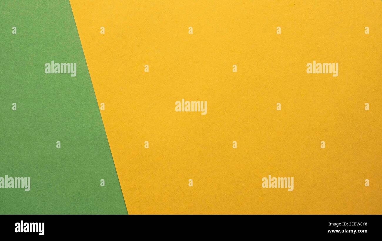 Green and yellow pastel paper. Two-color paper poster background Stock ...
