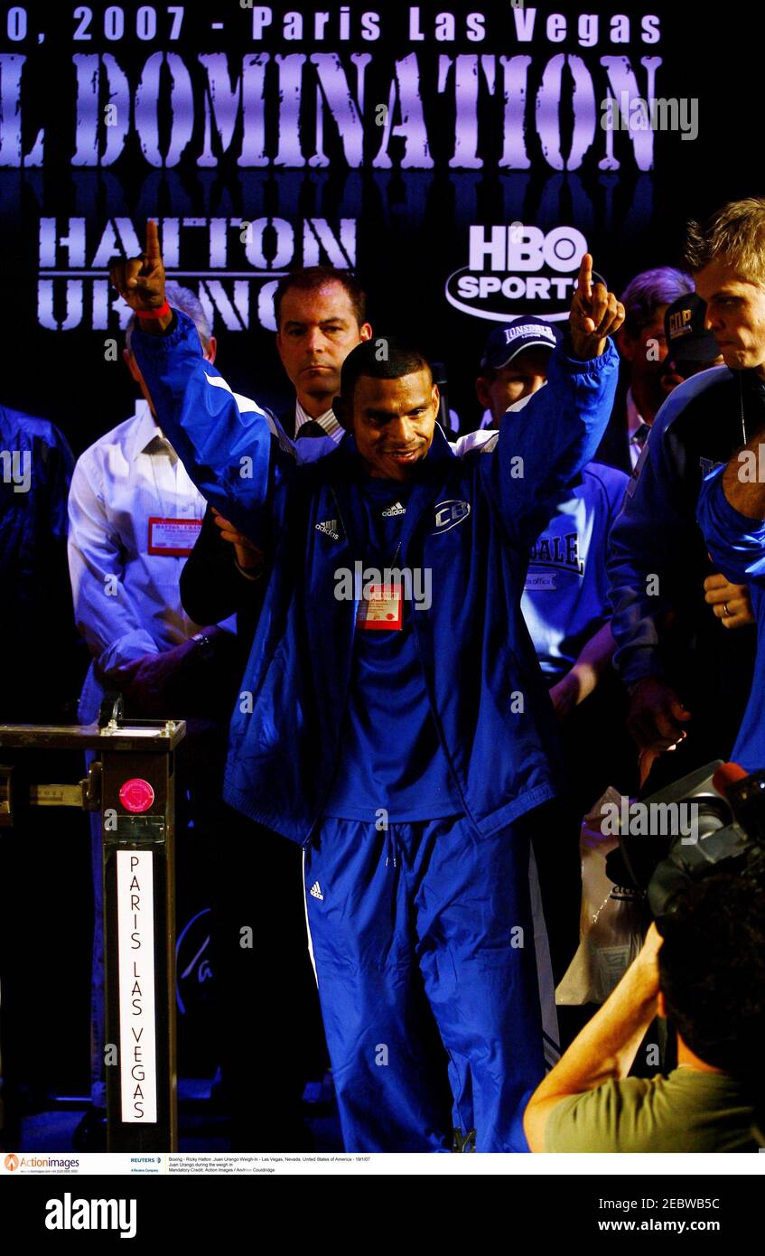 Boxing ricky juan urango las hi-res stock photography and images - Alamy