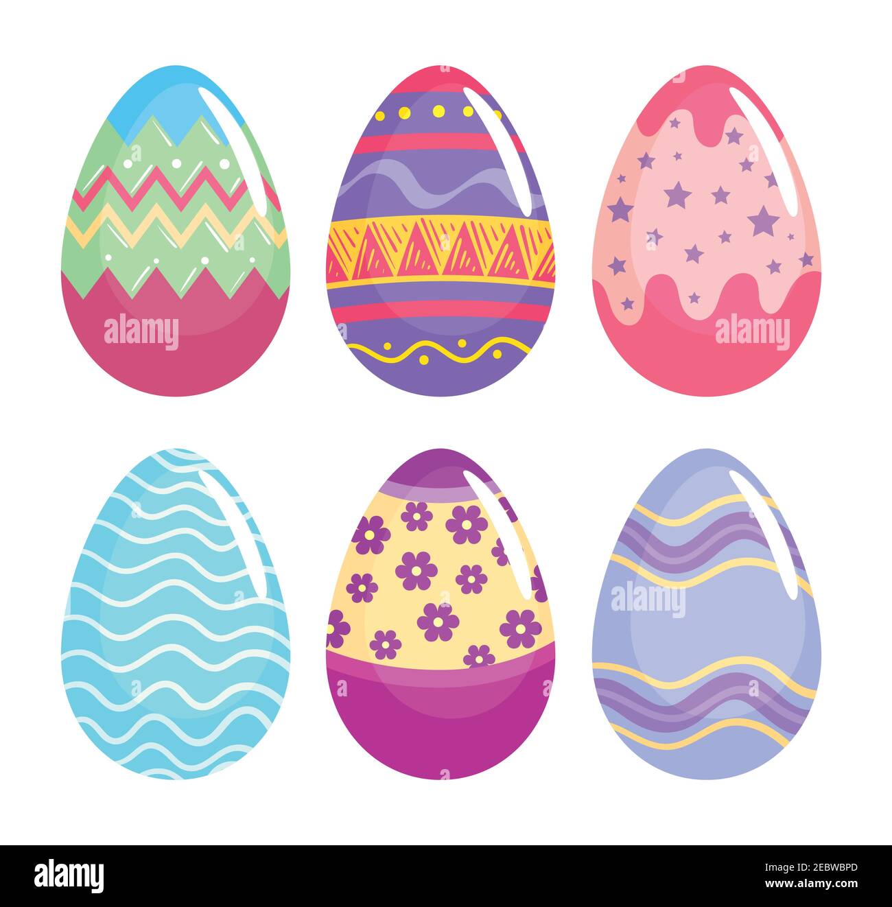 Set of 6 eggs hi-res stock photography and images - Alamy