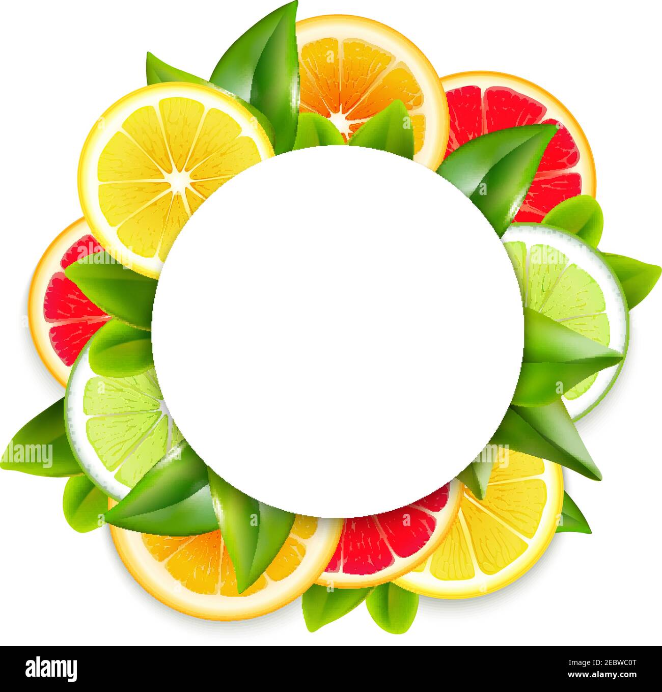 Freshly cut fruit Stock Vector Images - Alamy