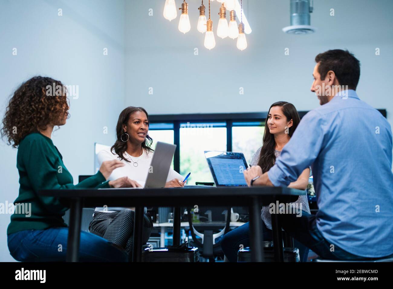Business people meeting in office Stock Photo - Alamy