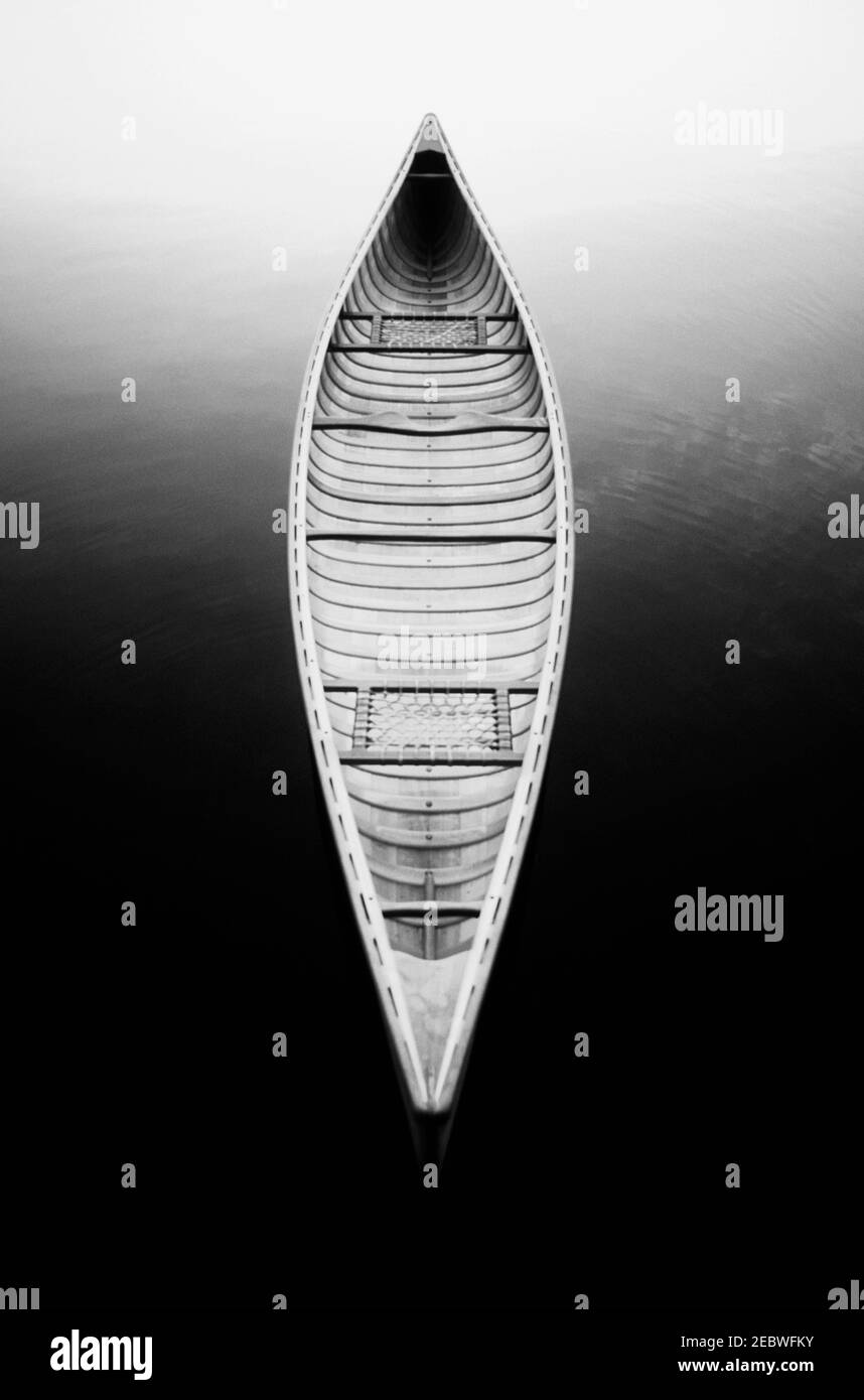 Water canoe above Black and White Stock Photos & Images - Alamy