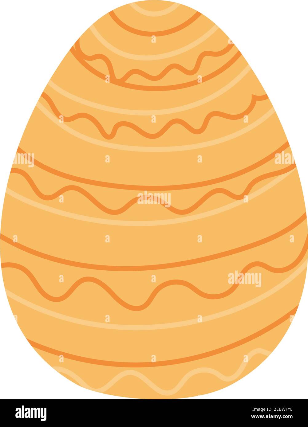 easter egg with yellow color Stock Vector Image & Art - Alamy