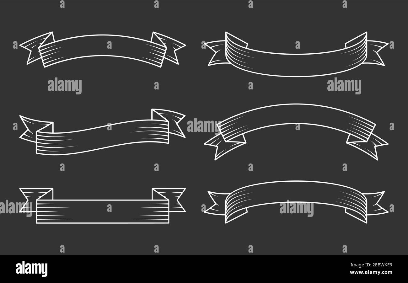 Simple Ribbon Banner Template