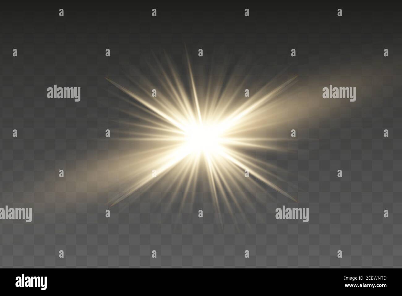 Glow isolated yellow light effect, lens flare Stock Vector Image & Art - Alamy