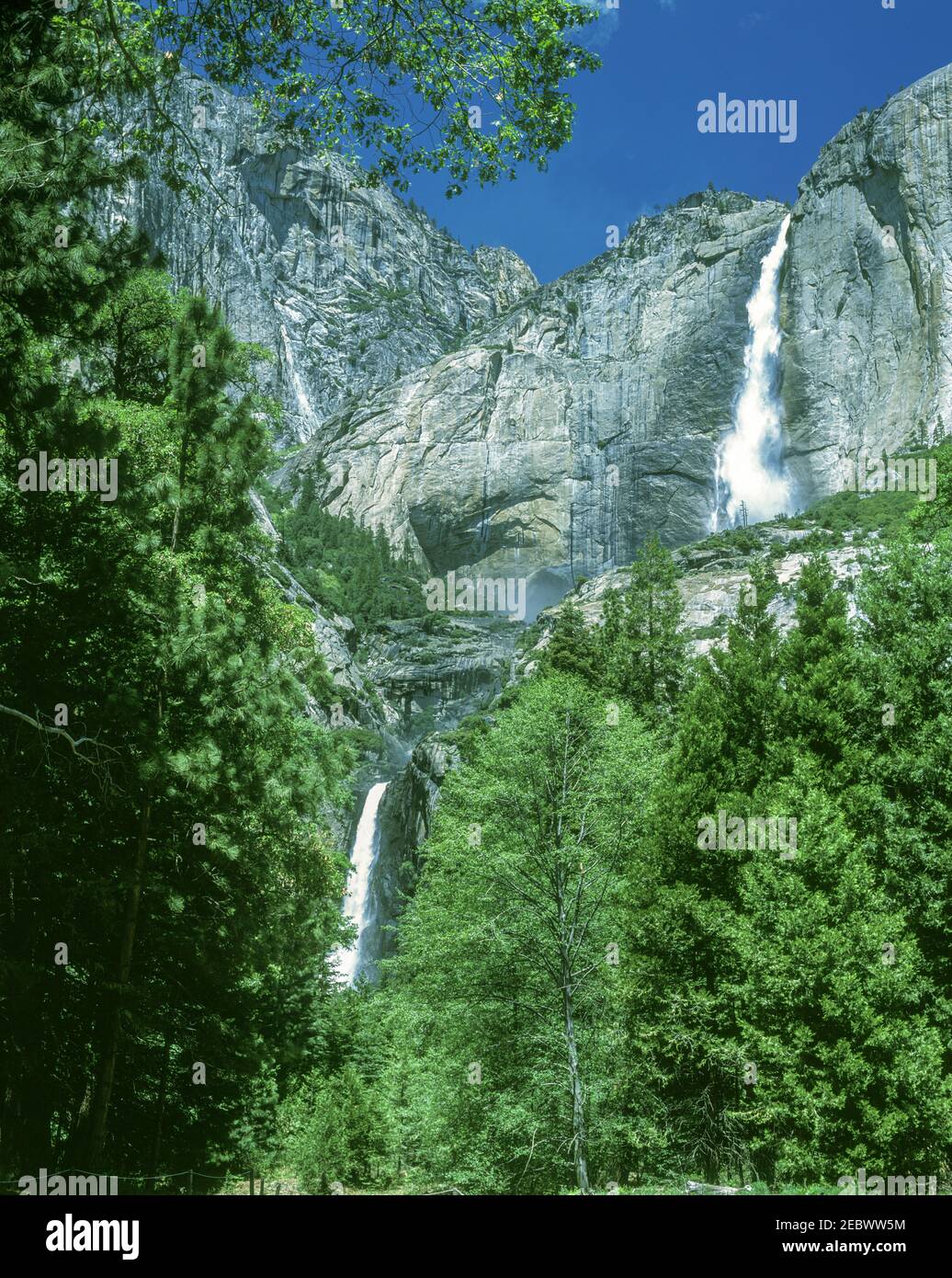 2001 HISTORICAL WATER CASCADES FROM UPPER AND LOWER YOSEMITE WATERFALLS ...