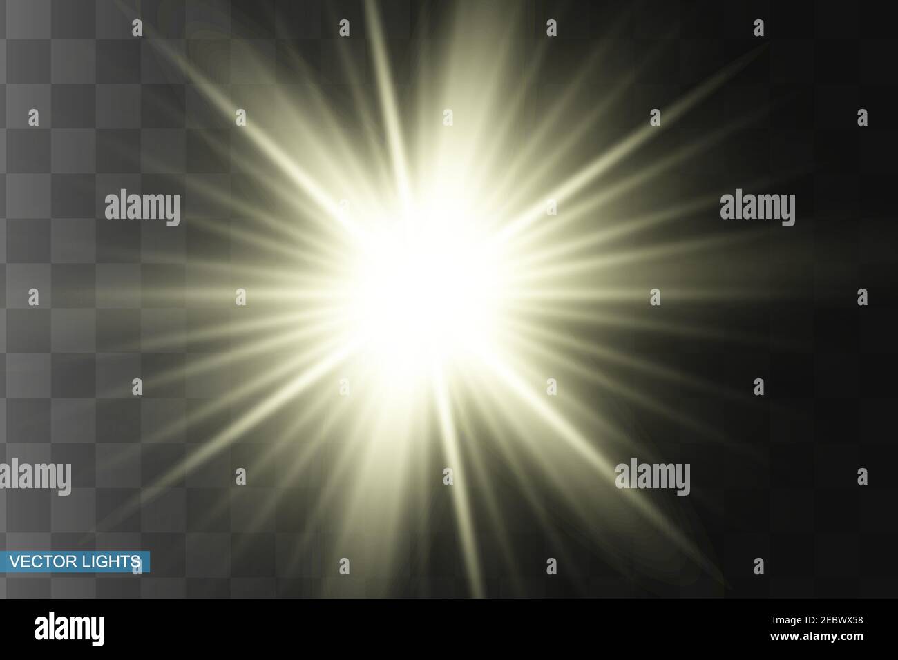 Glow isolated yellow light effect, lens flare Stock Vector Image & Art - Alamy