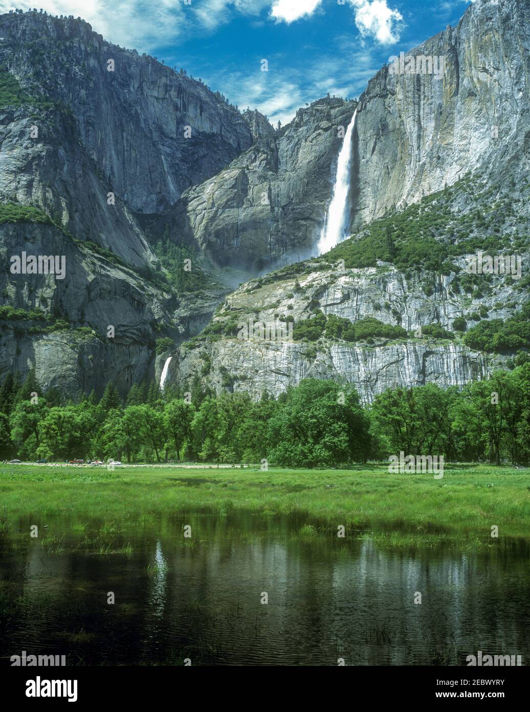 2001 HISTORICAL WATER CASCADES FROM UPPER AND LOWER YOSEMITE WATERFALLS ...
