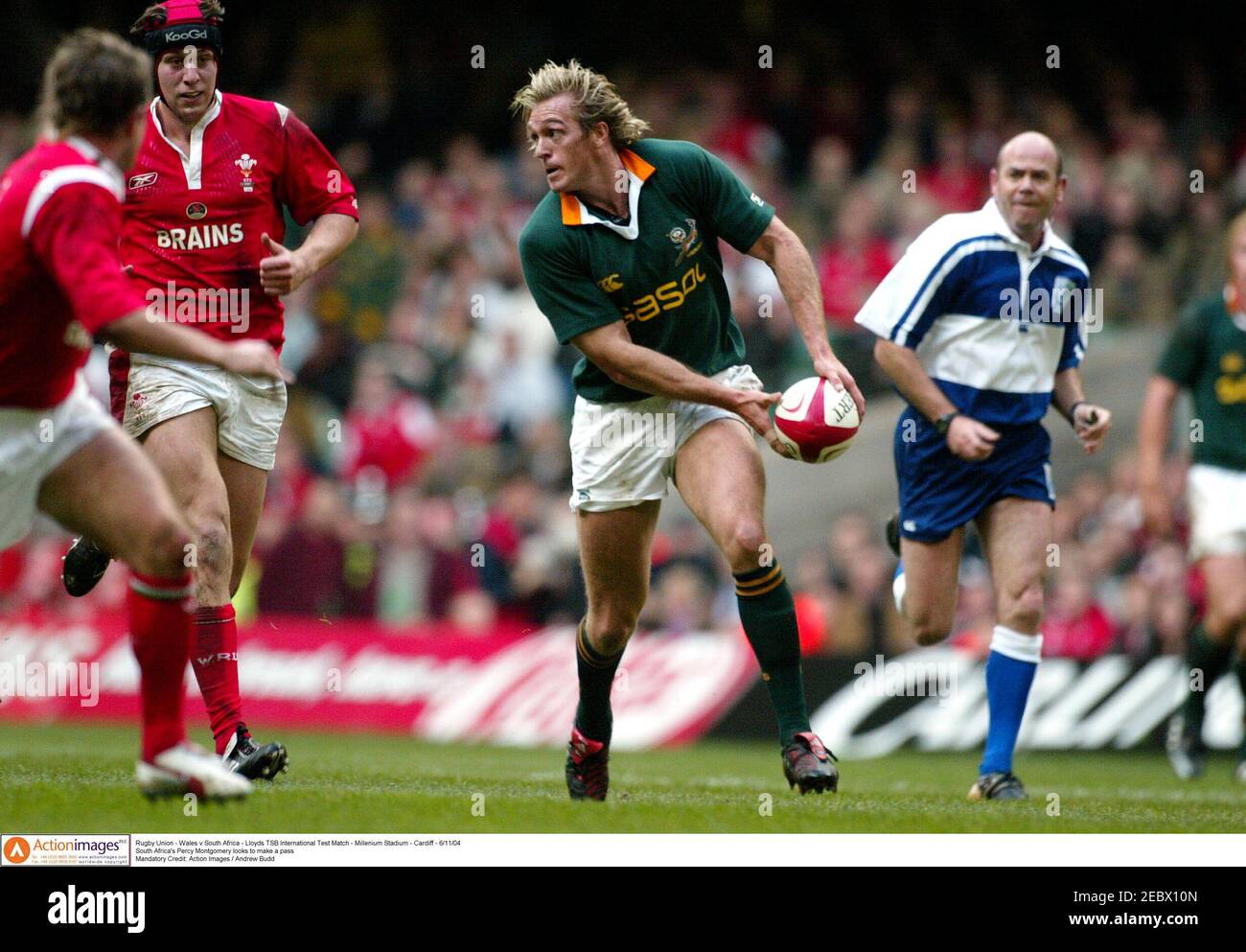 South Africas Percy Montgomery High Resolution Stock Photography and ...