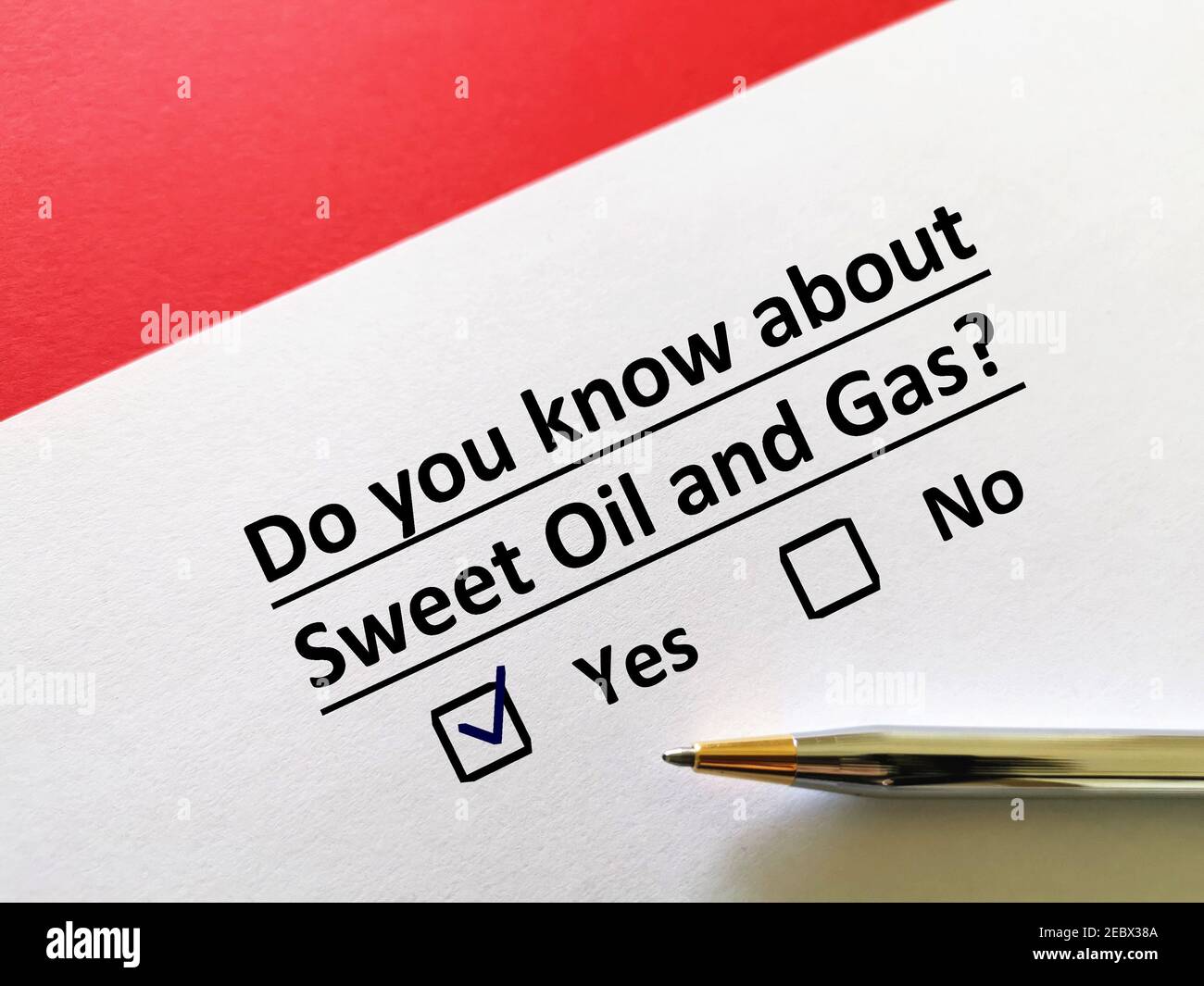 One person is answering question about oil and gas. He knows about ...