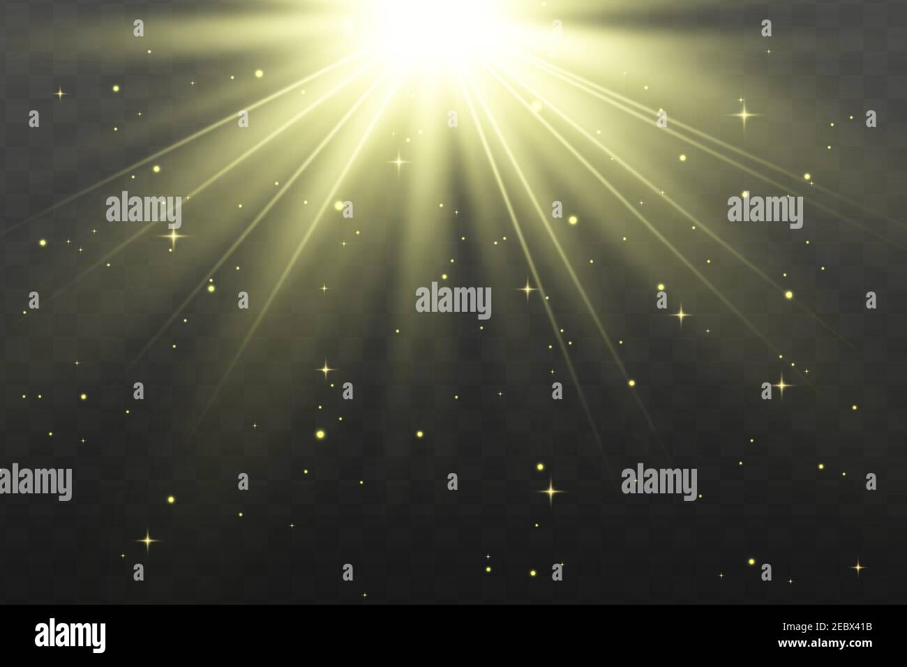 Glow isolated yellow light effect, lens flare Stock Vector Image & Art ...