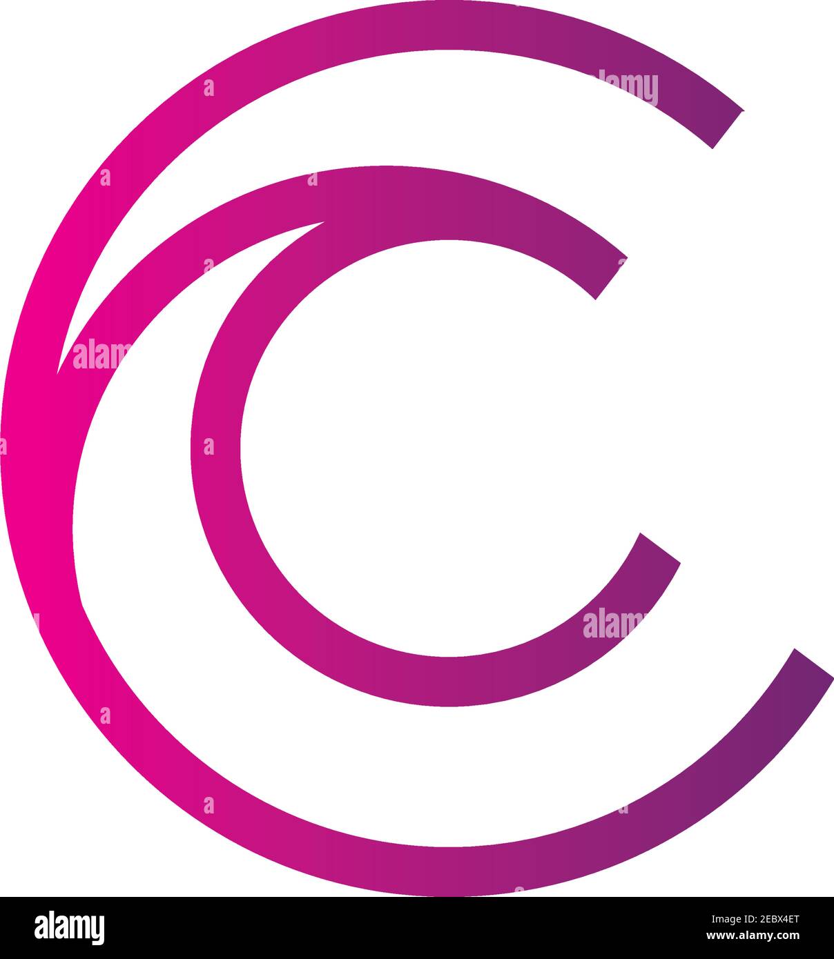 Letter C Logo Template vector icon design Stock Vector Image & Art - Alamy