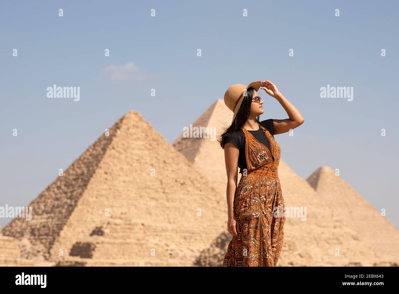 Cairo city view from a bird fly Stock Photo - Alamy