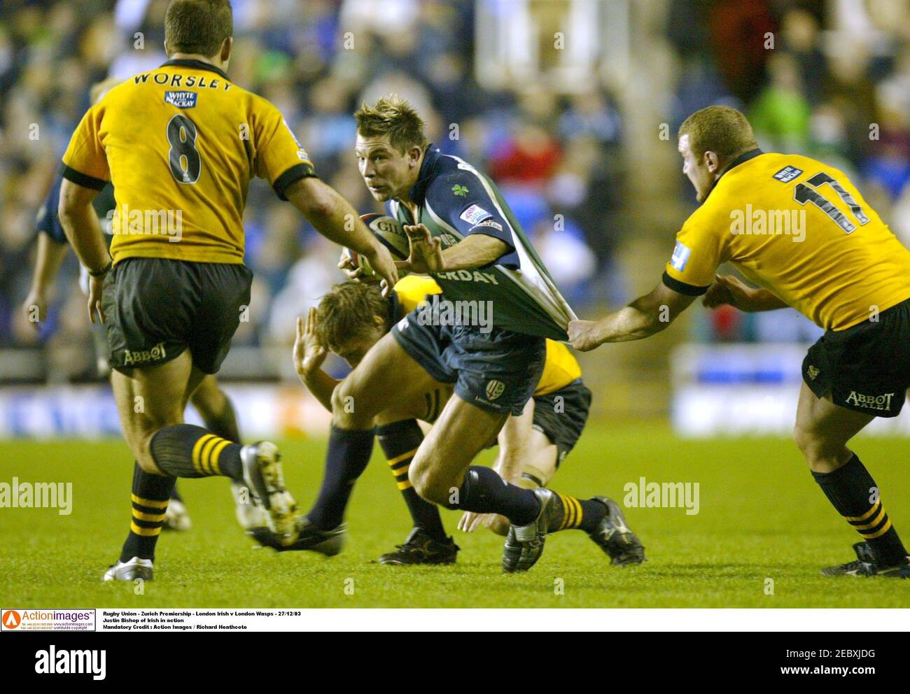 London irish justin bishop hi-res stock photography and images - Alamy