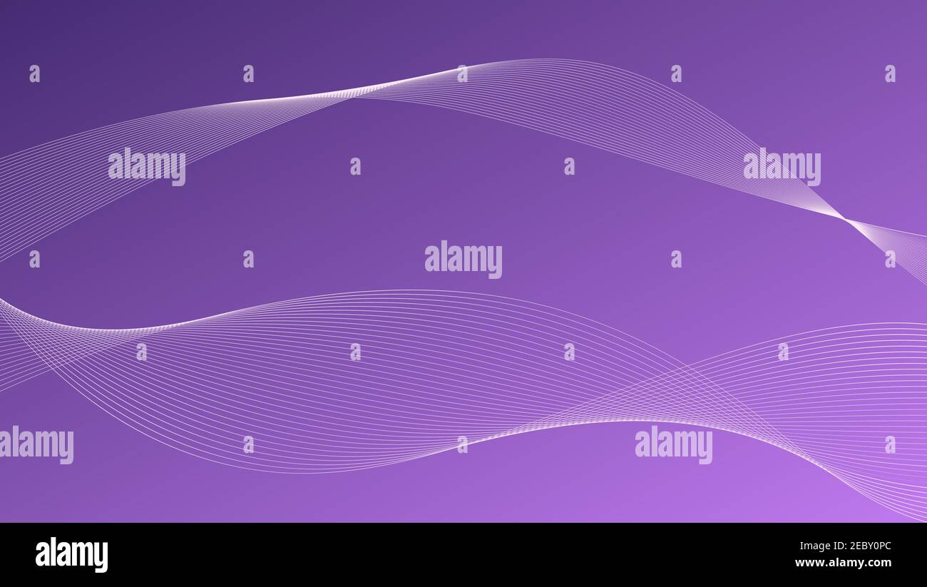 purple abstract wave vector illustration background Stock Vector Image ...